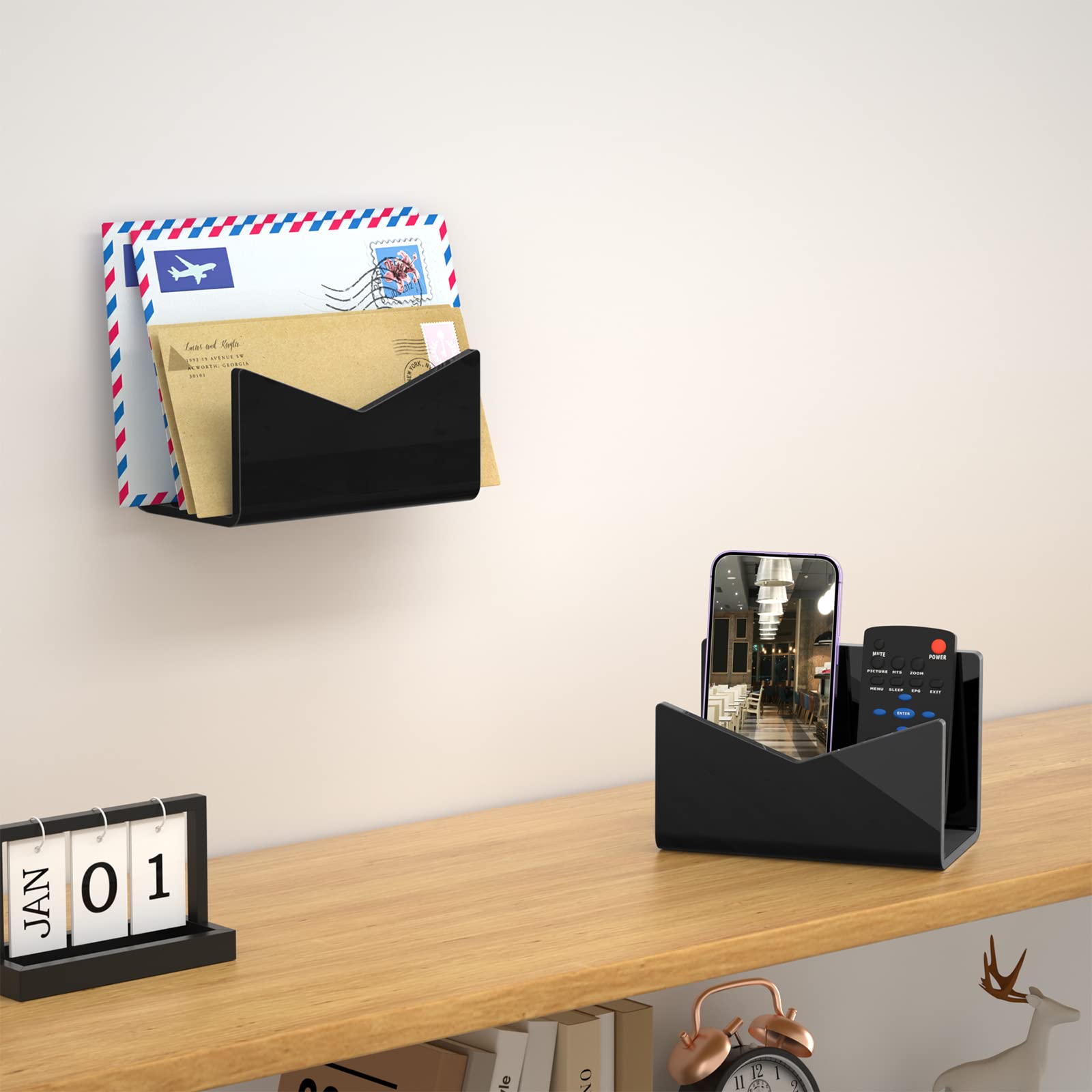Snapklik.com : Richboom Acrylic Mail Holder, Envelope Holder For Desk ...