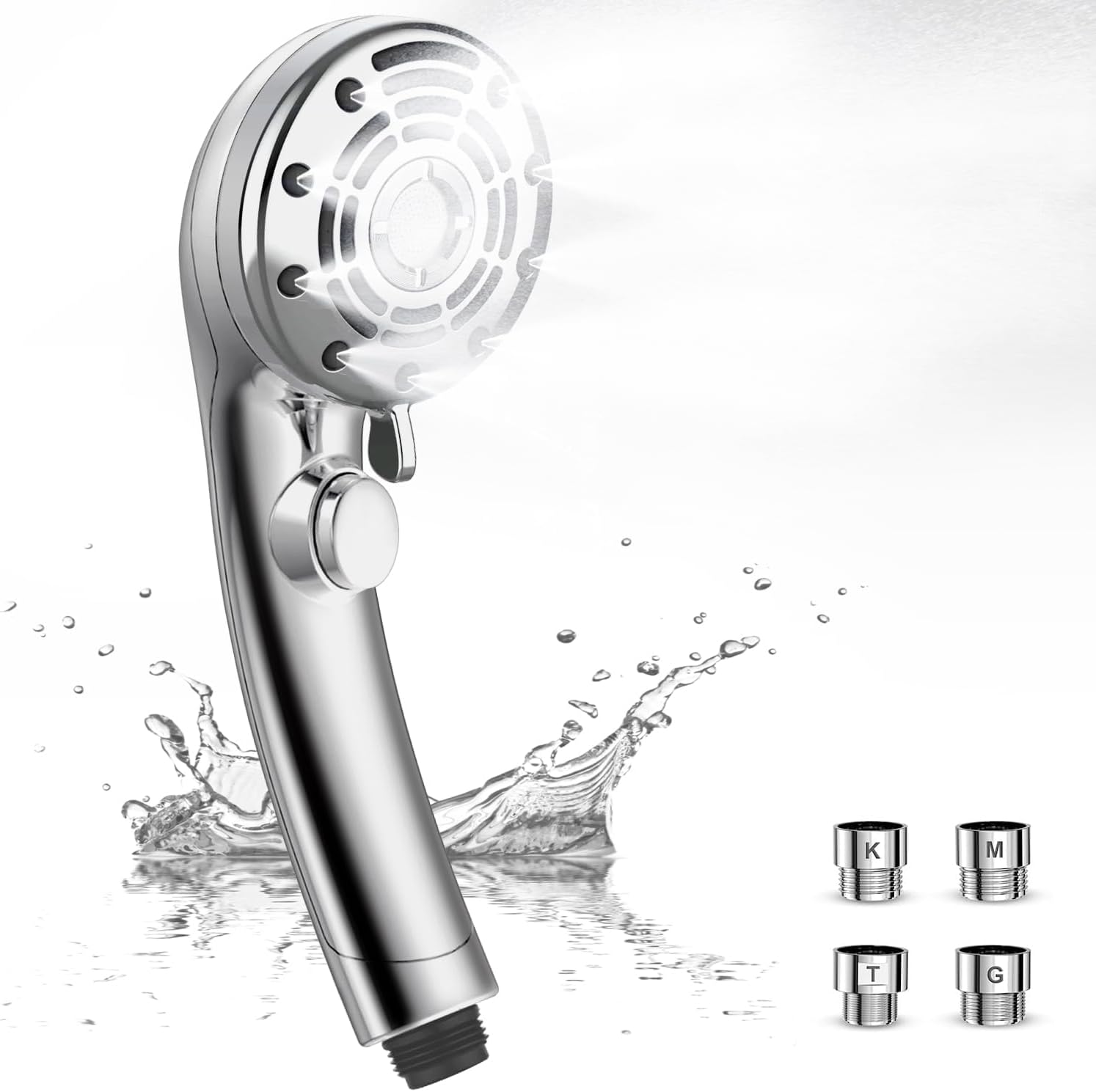 Amazon.co.jp: Greneo Micro Nano Bubble Shower Head, Water Saving Shower ...