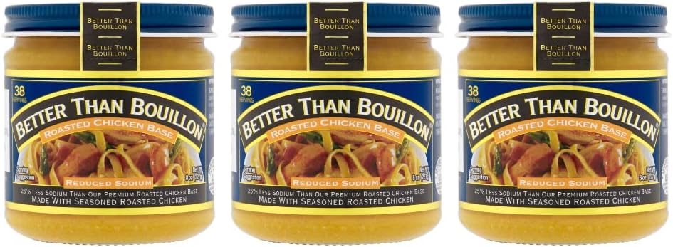 Amazon.com : Better Than Bouillon Reduced Sodium Roasted Chicken Base ...