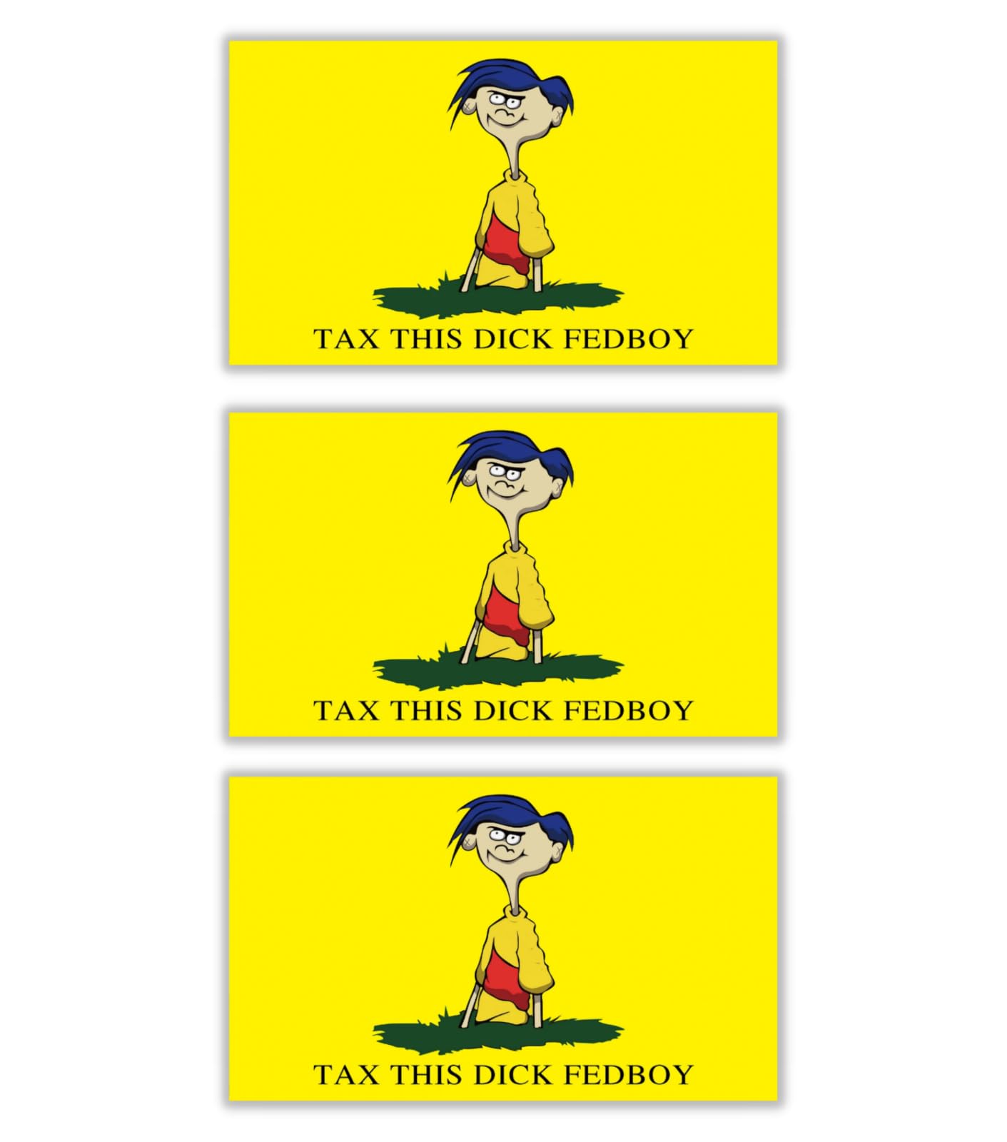 Amazon.com - Rolf Tax This Fedboy 3" Waterproof Vinyl Funny Morale Meme ...