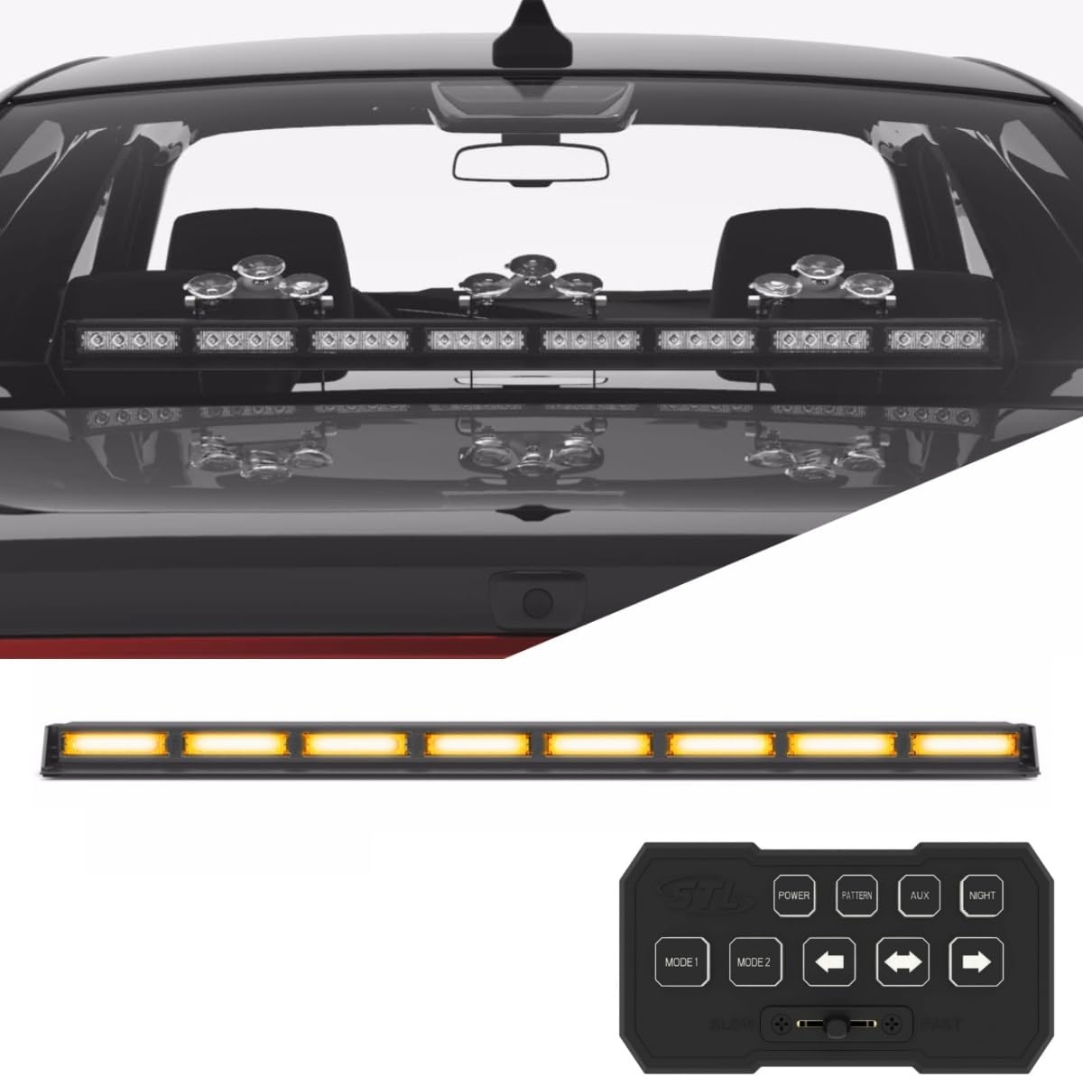 Amazon.com: 360 Suction Cup & L Bracket For For SpeedTech Lights ...