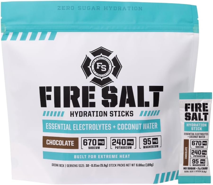 Amazon.com: Fire Science Fire Salt Hydration Sticks, Electrolytes ...