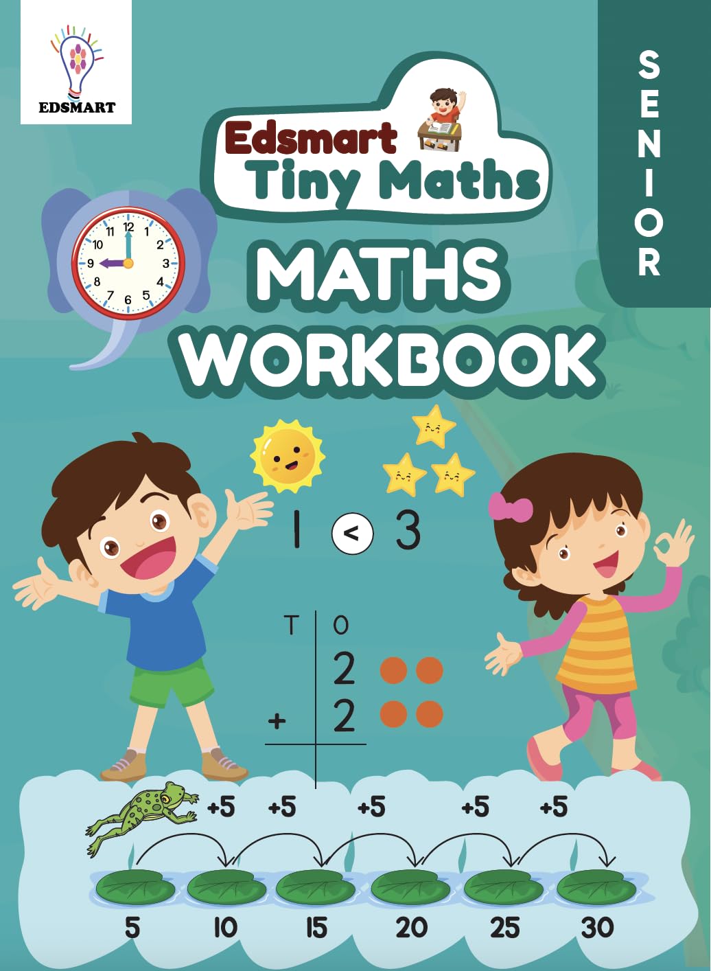 Buy Edsmart Tiny Maths- Senior KG Maths Book - Kids Activity 5+ Years ...