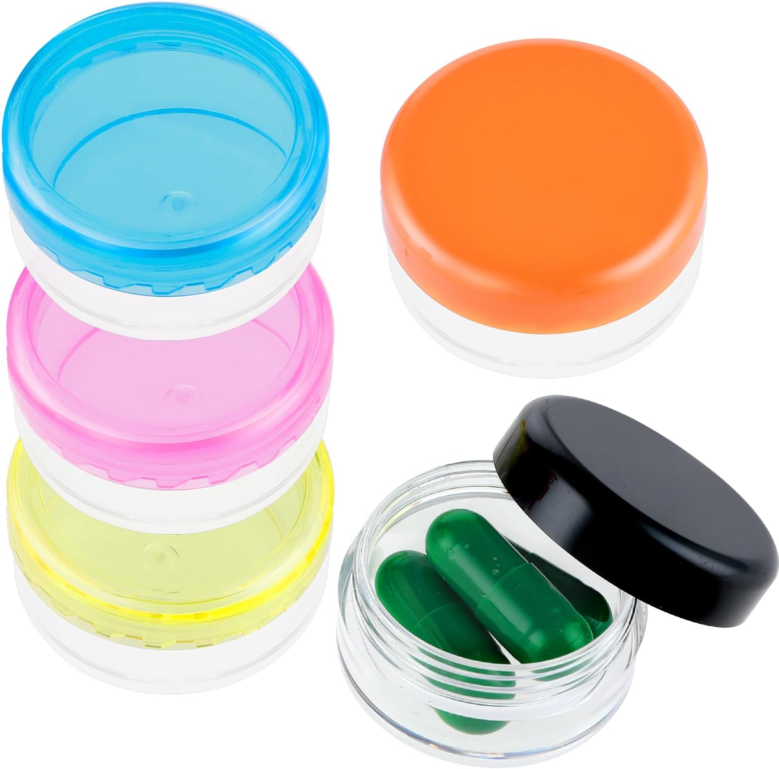 Amazon.com: Dimeho 10 Pcs Small Pill Organizer Box Mini Pill Organizer ...