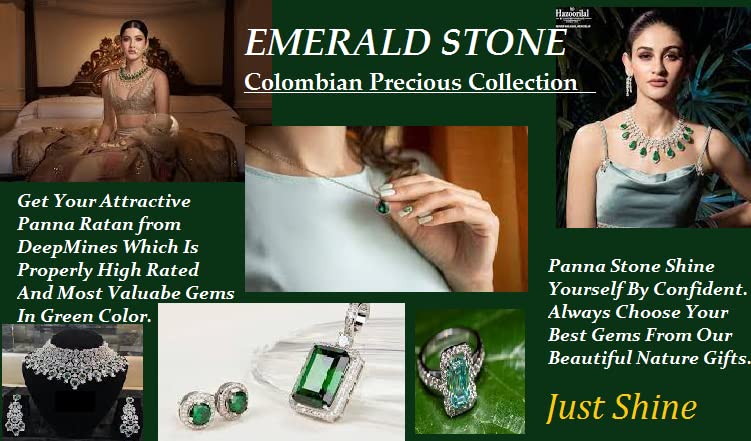 DeepMines Real Natural Green Panna Gemstone Through IGL Lab Tested ...