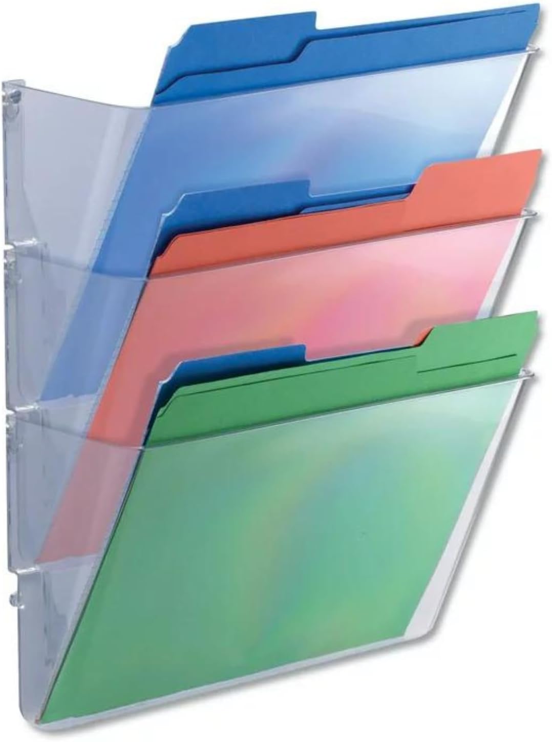 Amazon.com: Officemate Wall Files, Letter/A4 Size, Clear, 3 Pack (21424 ...