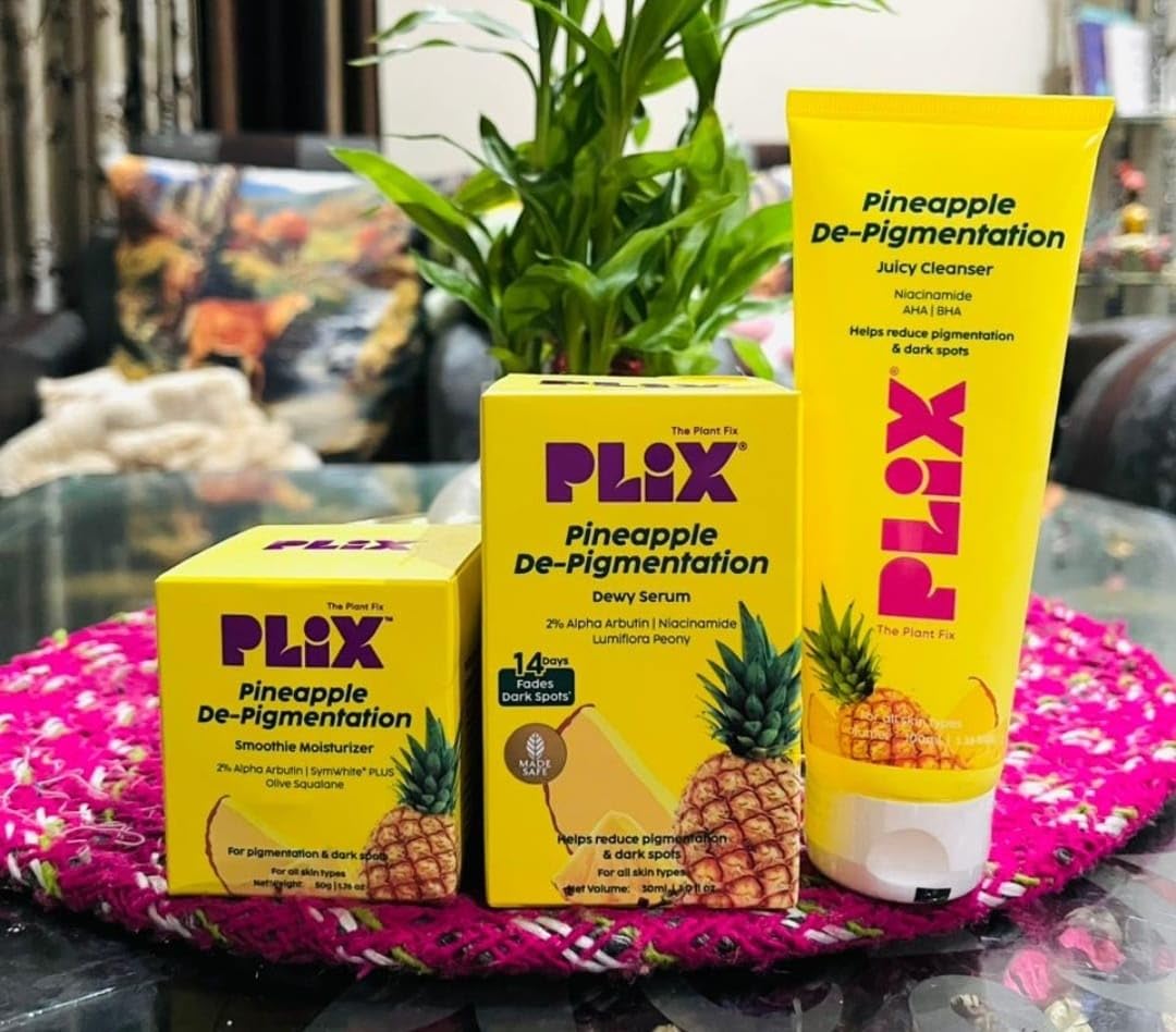 PLIX - THE PLANT FIX Pineapple Pigmentation Skincare Kit For Dark Spot ...