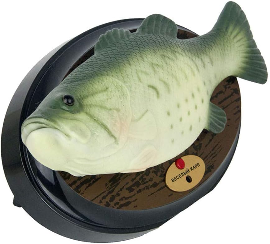 Amazon.com: Funny Electronic Pets, Can Singing Movable Fish Music Box ...