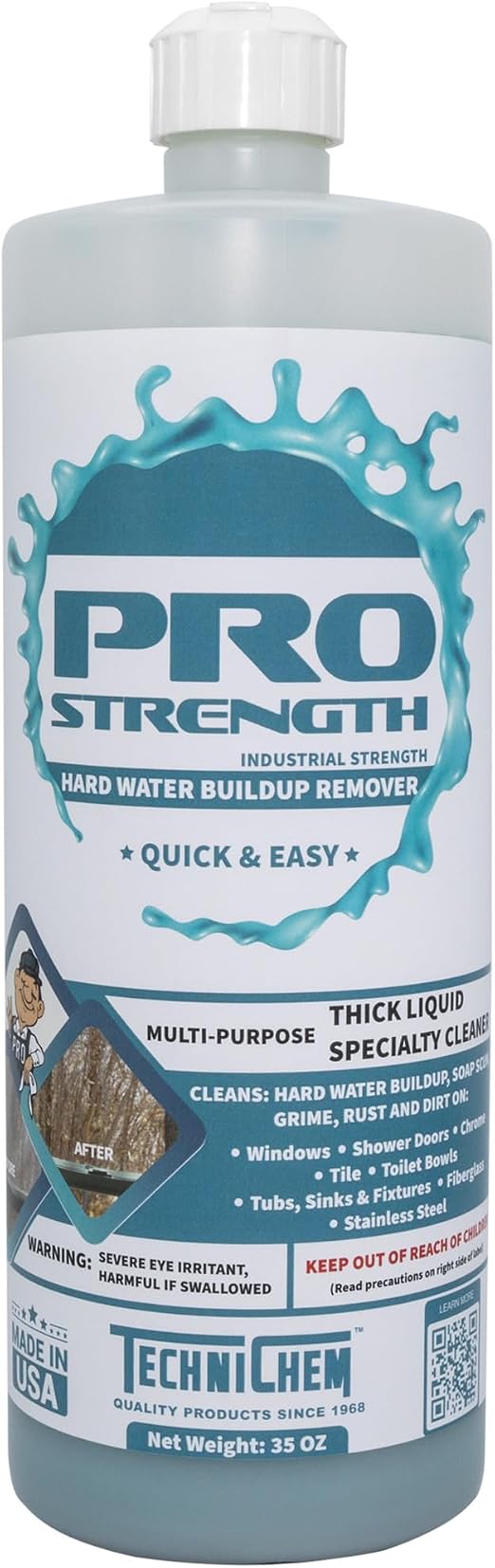 Amazon.com: TECHNICHEM Pro-Strength Hard Water Stain Remover ...