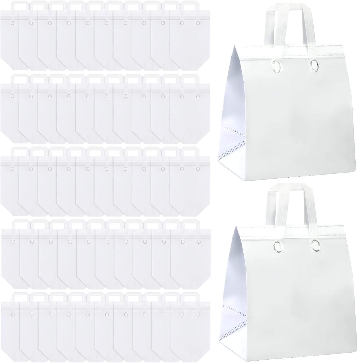 Amazon.com: Hushee 200 Pcs Insulated Take out Bags Bulk Thermal ...