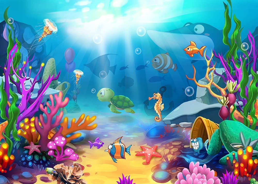 Amazon.com : Yeele 10x8ft Under The Sea Backdrop for Photography ...