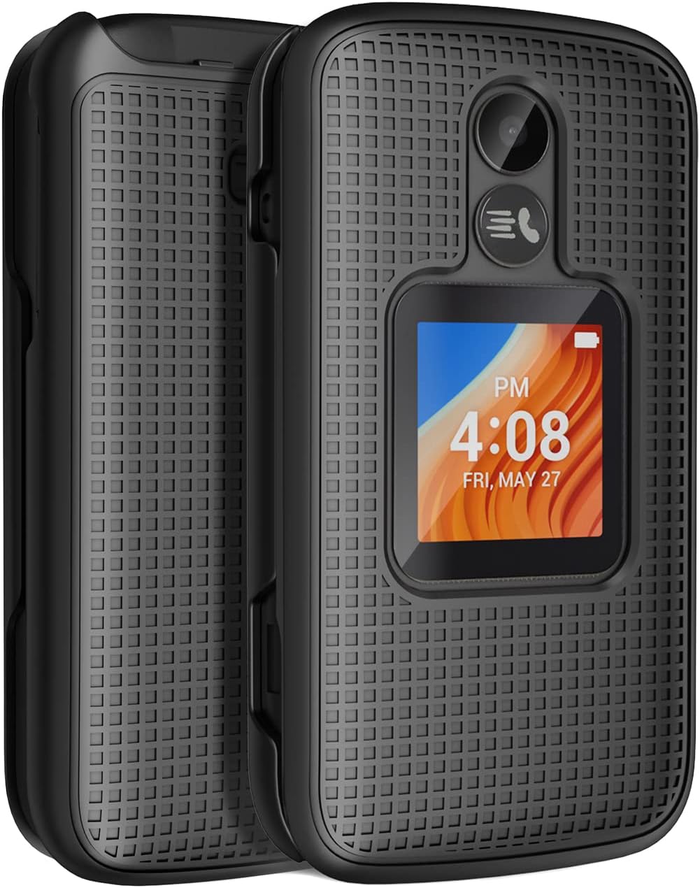 Amazon.com: Nakedcellphone Case for CAT S22 Flip Phone, Slim Hard Shell ...