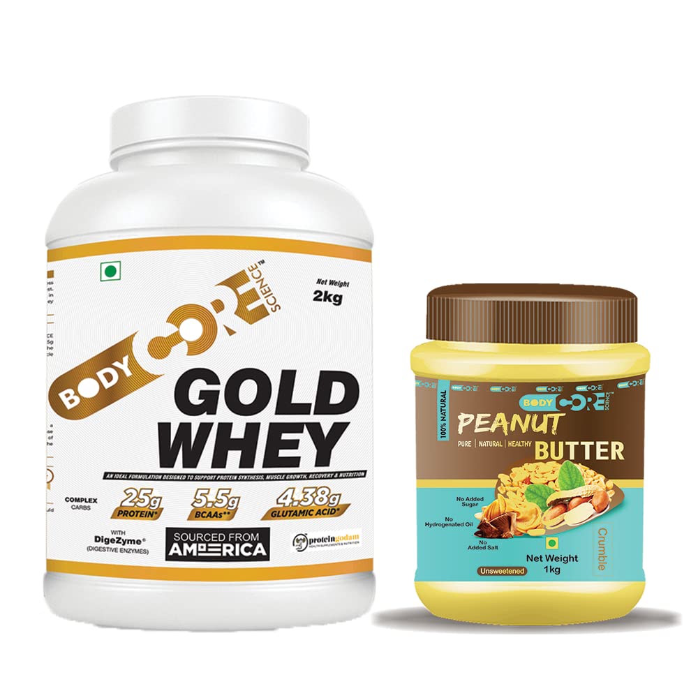 Buy Body Core Science Gold Whey White-2Kg(Vanilla) With Peanut ...