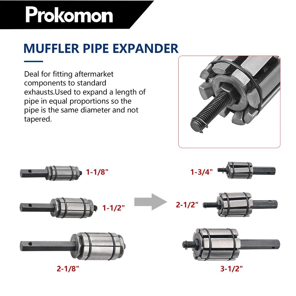 Snapklik.com : Prokomon 3 Pieces Exhaust Pipe Expander