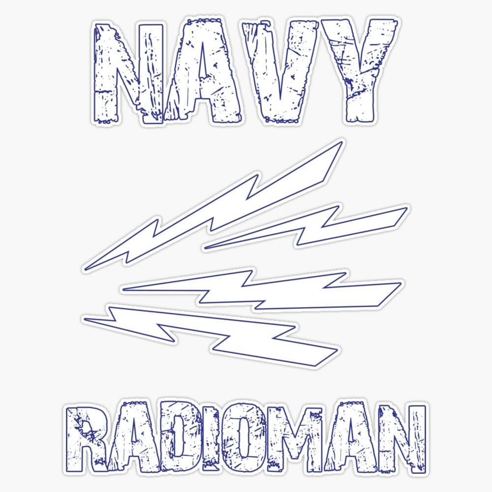 Amazon.com - US Navy Radioman Insignia Window Bumper Sticker Decal 5"