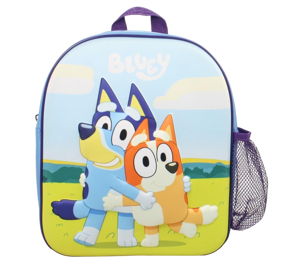 Bluey & Bingo Backpack Blue Children's Nursery School bag Travel Toys ...