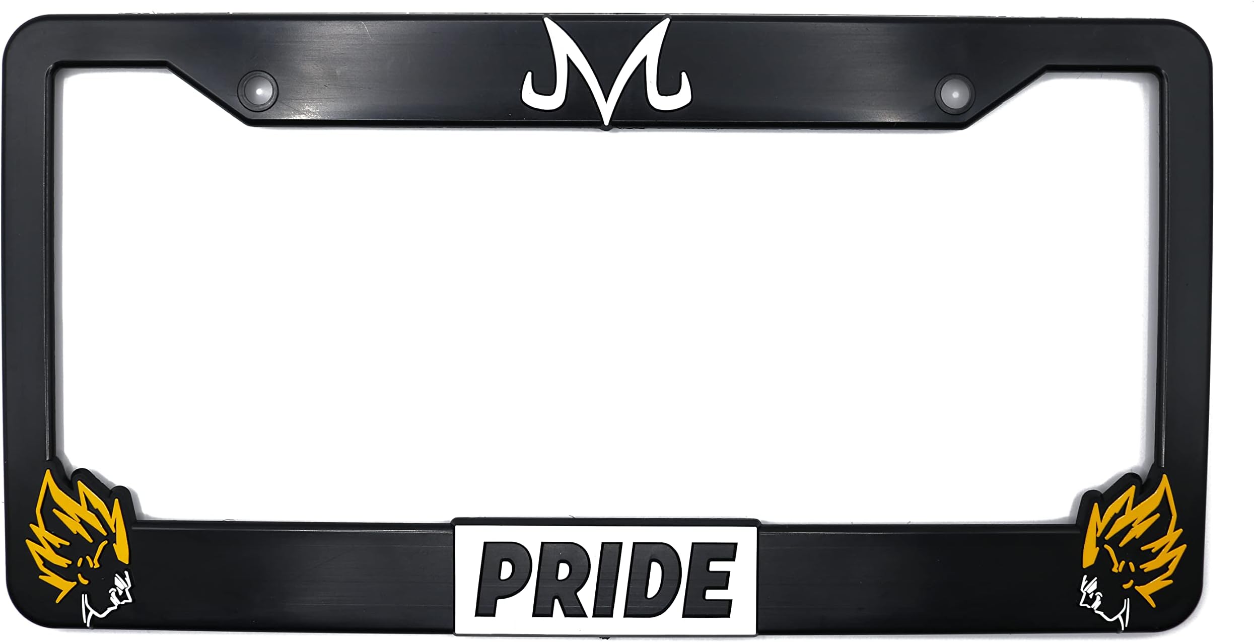 Amazon.com: Aluminum Black License Plate Frames - Car License Plate ...
