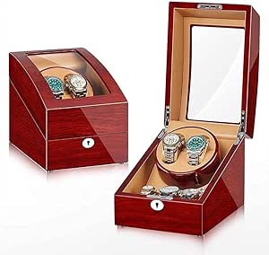 Amazon.com: GeRRiT Watch Watch Winder Box Automatic Rotate Watch Winder ...