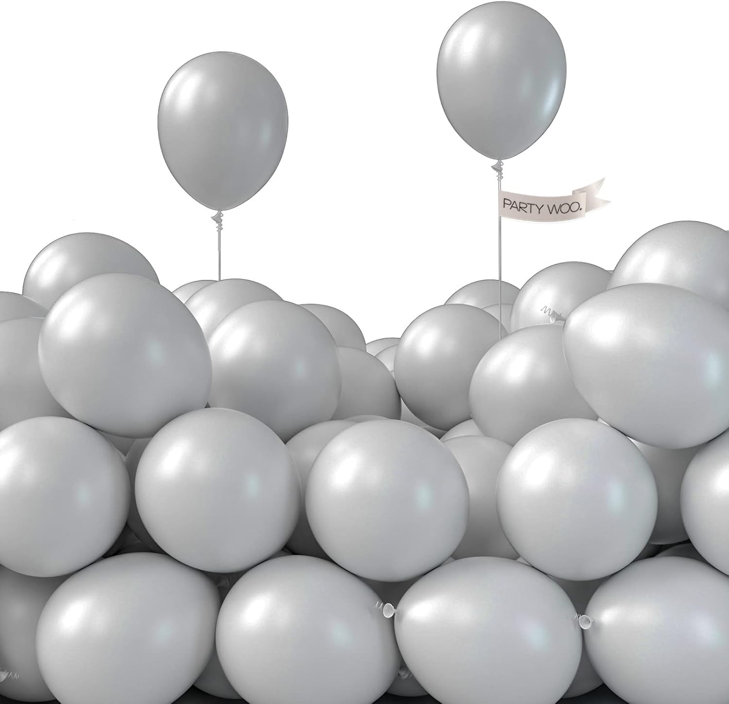 Amazon.com: PartyWoo Gray Balloons, 50 pcs 5 Inch Matte Gray Balloons ...