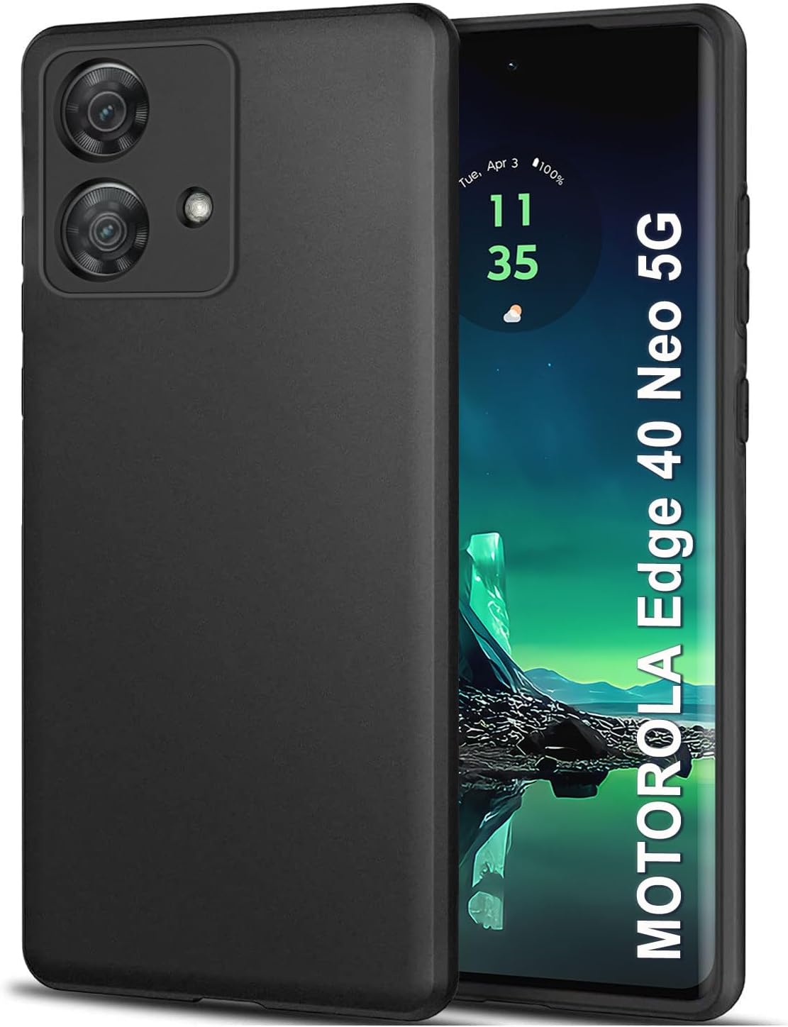 Casodon Sleek Back Cover Case for Moto Edge 40 5G | Slim Fit Protective ...