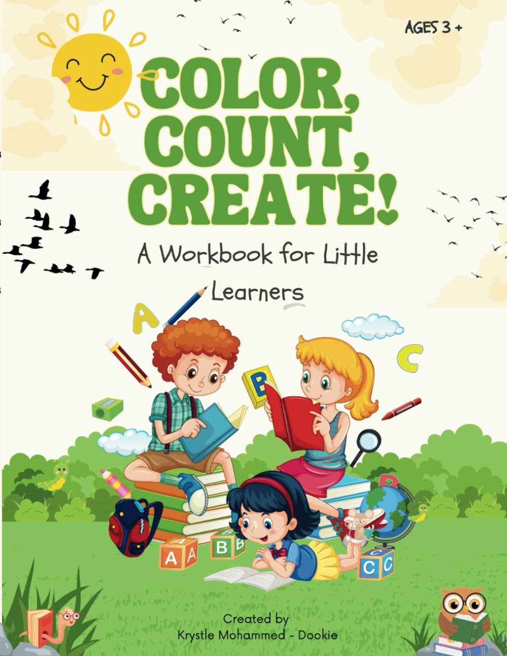 Color, Count, Create!: A Workbook for Little Learners: Dookie, Krystle ...