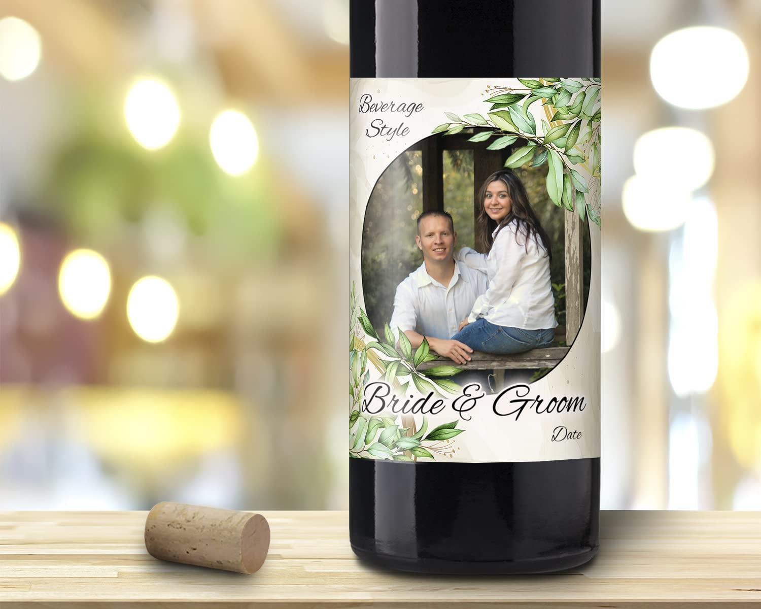 Personalized Wedding Wine Bottles Personalised Wedding Wine Pink