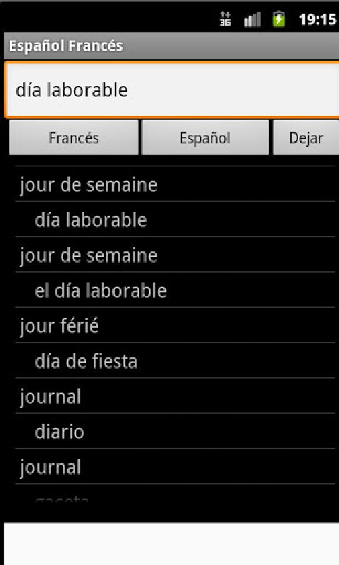 French Spanish Dictionary - App on Amazon Appstore