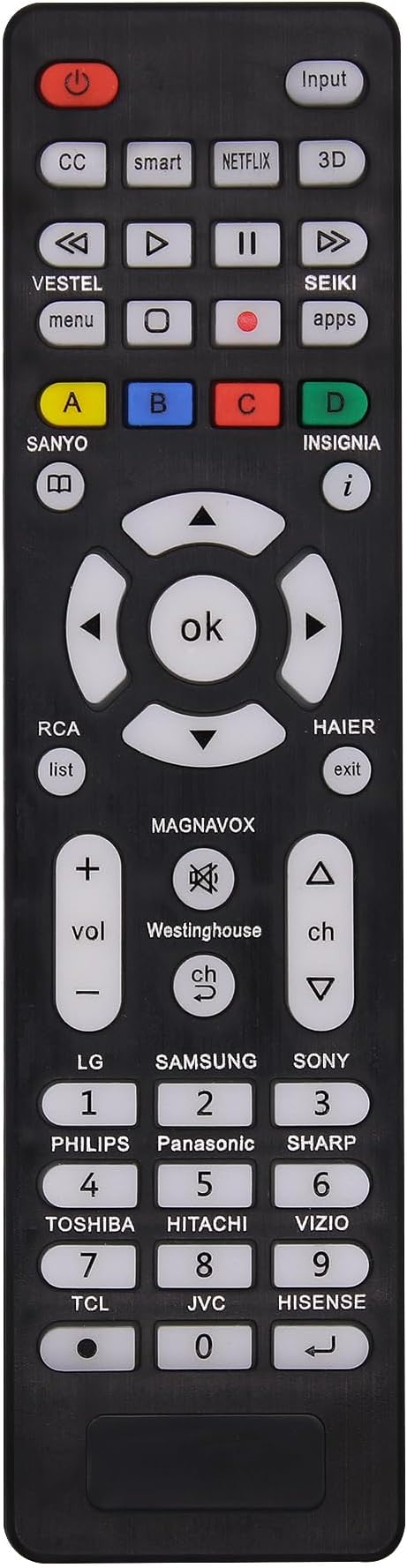 Amazon.com: Universal TV Remote Control for Samsung,Hisense,LG,TCL ...