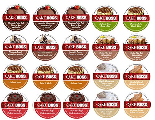 Amazon.com : 20 Cup Cake Boss FLAVORED ONLY Coffee Sampler! 8 New ...