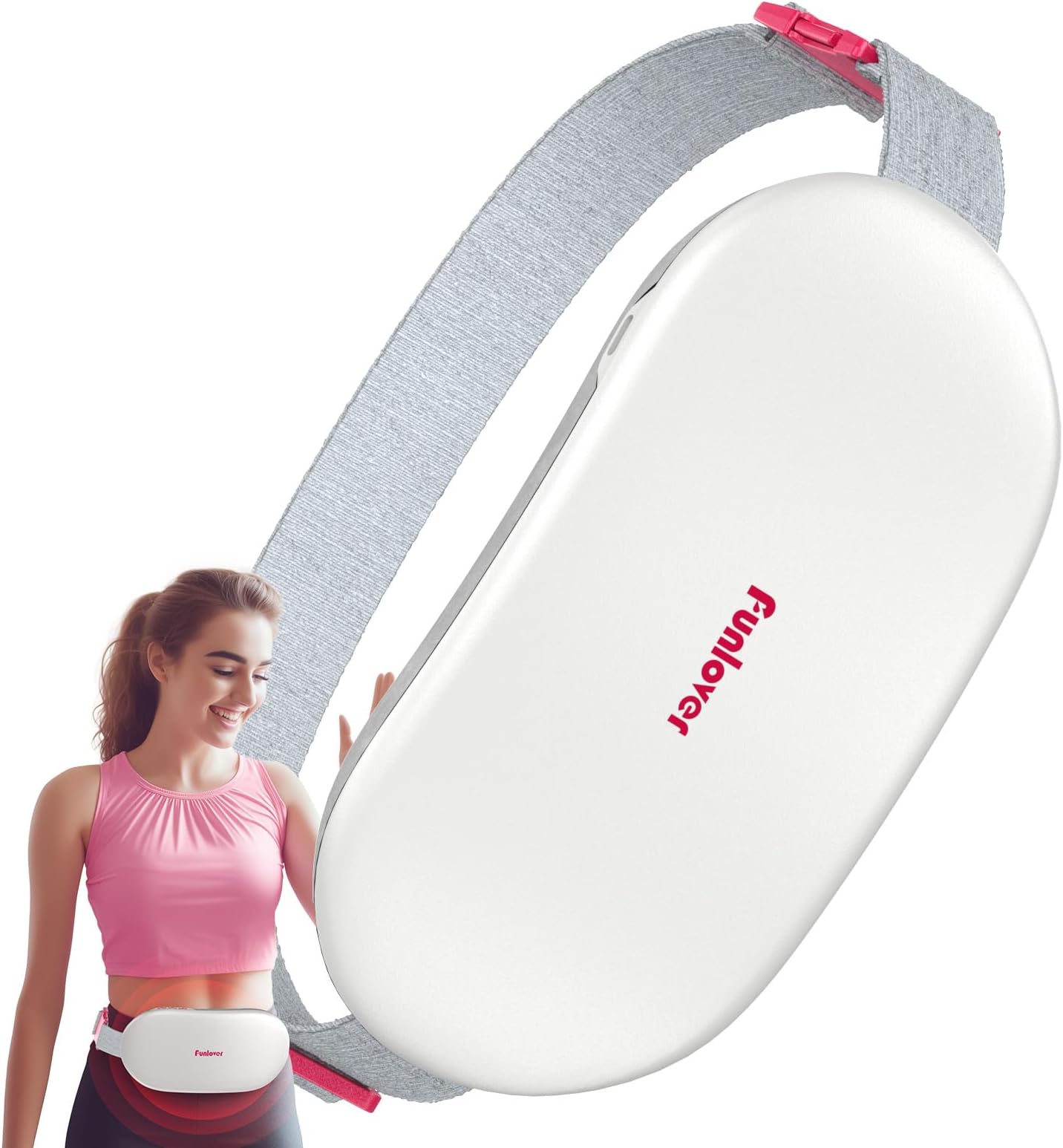 Amazon.com: Kivdes Portable Electric Heating Pad Cordless Period ...