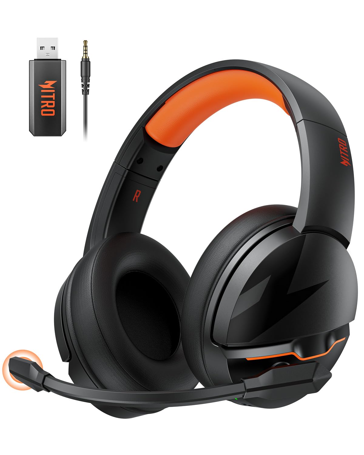 Amazon.com: acer 2.4GHz Flex Wireless Gaming Headset | Non-Stop 100H ...