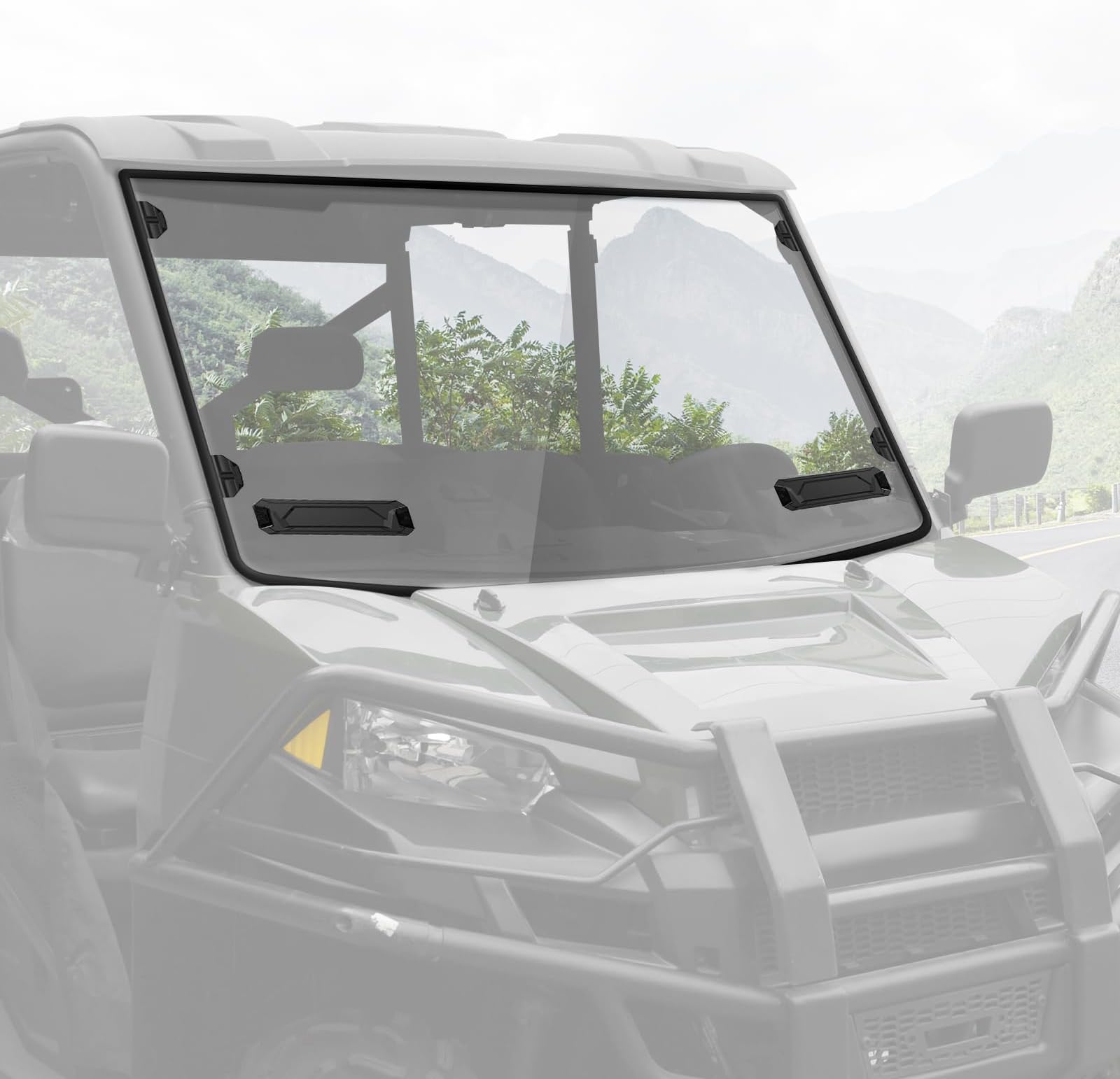 Amazon.com: XUTVOTOR Full Windshield for Polaris Ranger XP 1000, Front ...