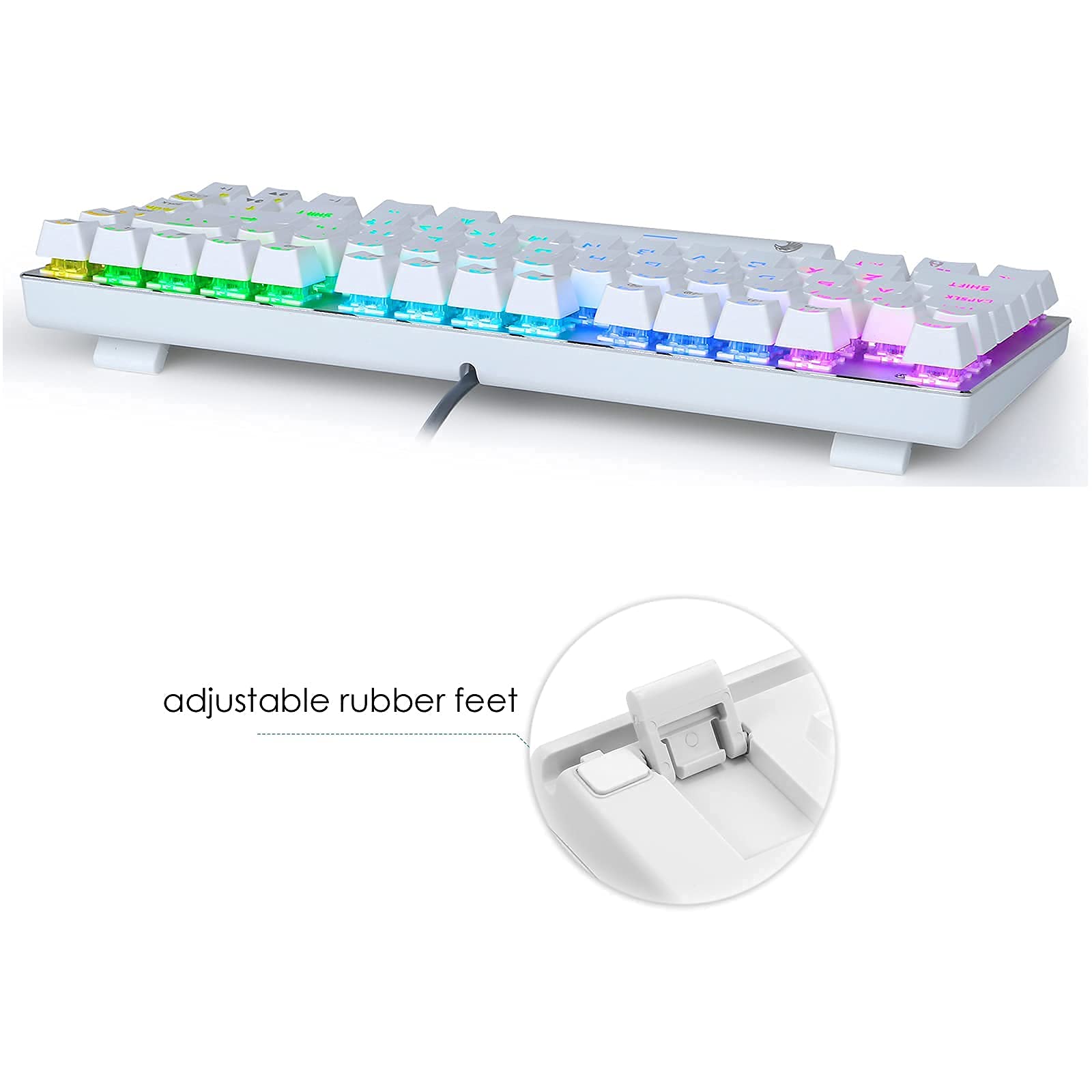 Z-88 Wired TKL Mechanical Keyboard, 81 key Anti-Ghosting, Outemu ...