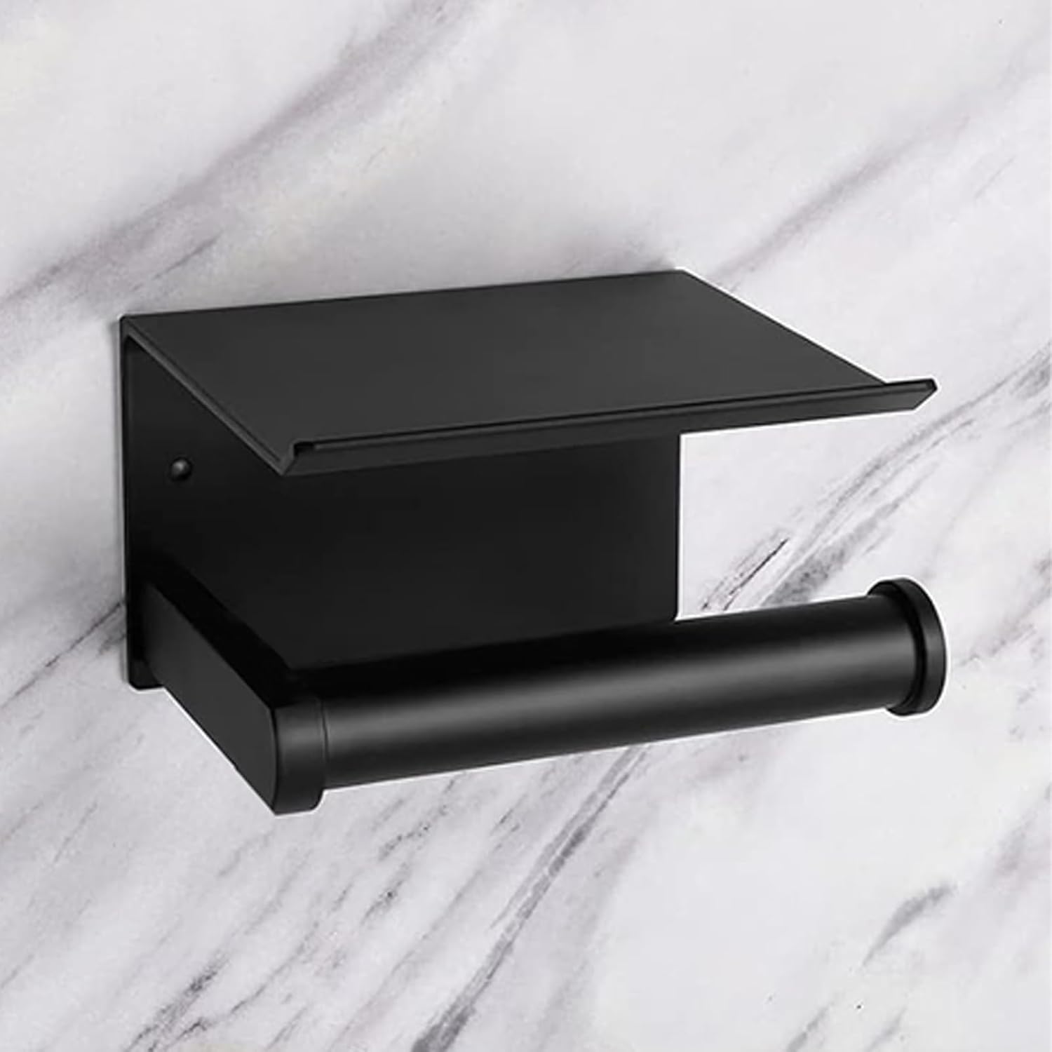 Soporte de papel higiénico autoadhesivo para baño, soporte para papel higiénico montado en la ...