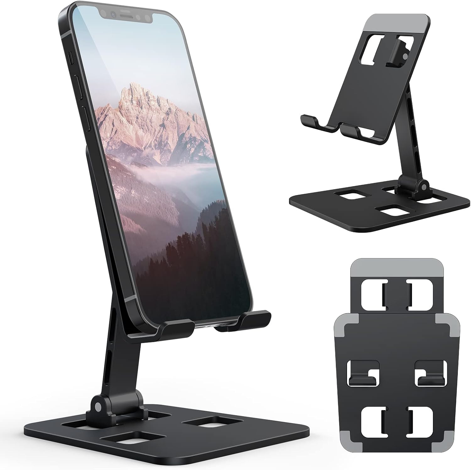 Amazon.com: Sakya Folding Cell Phone Stand, Fully Adjustable Desktop ...