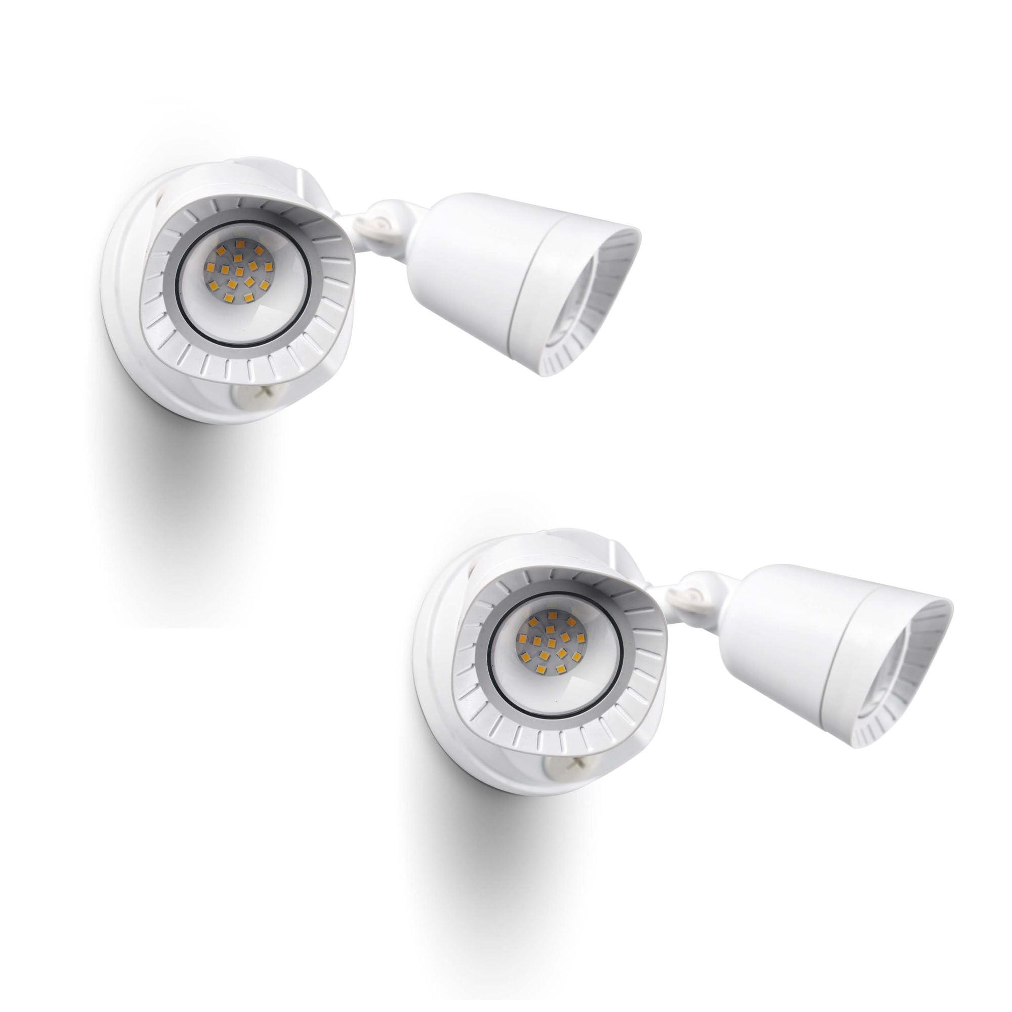 LUXFLY 2 Pack LED Flood Lights Outdoor, 16W 1900LM 5000K Daylight, IP65 ...