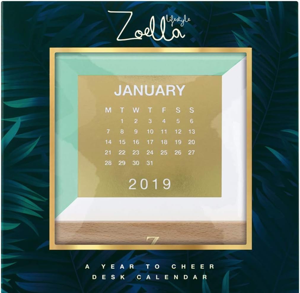 Zoella Lifestyle A Year to Cheer Desk Calendar : Amazon.co.uk ...