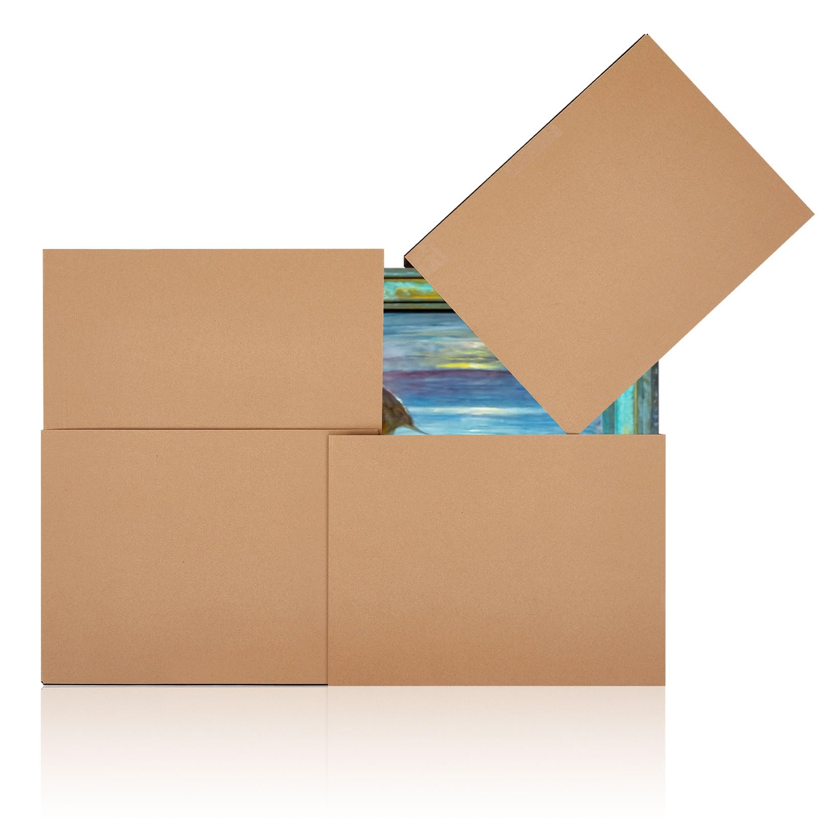 Amazon.com: Cholemy 1 Set TV Moving Box, 40" x 30" x 3 1/2" Large ...