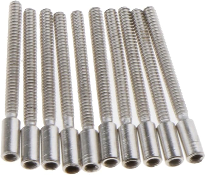 Pack of 10 Watch Stem Extender Parts Internal 0.9mm External 1mm for ...