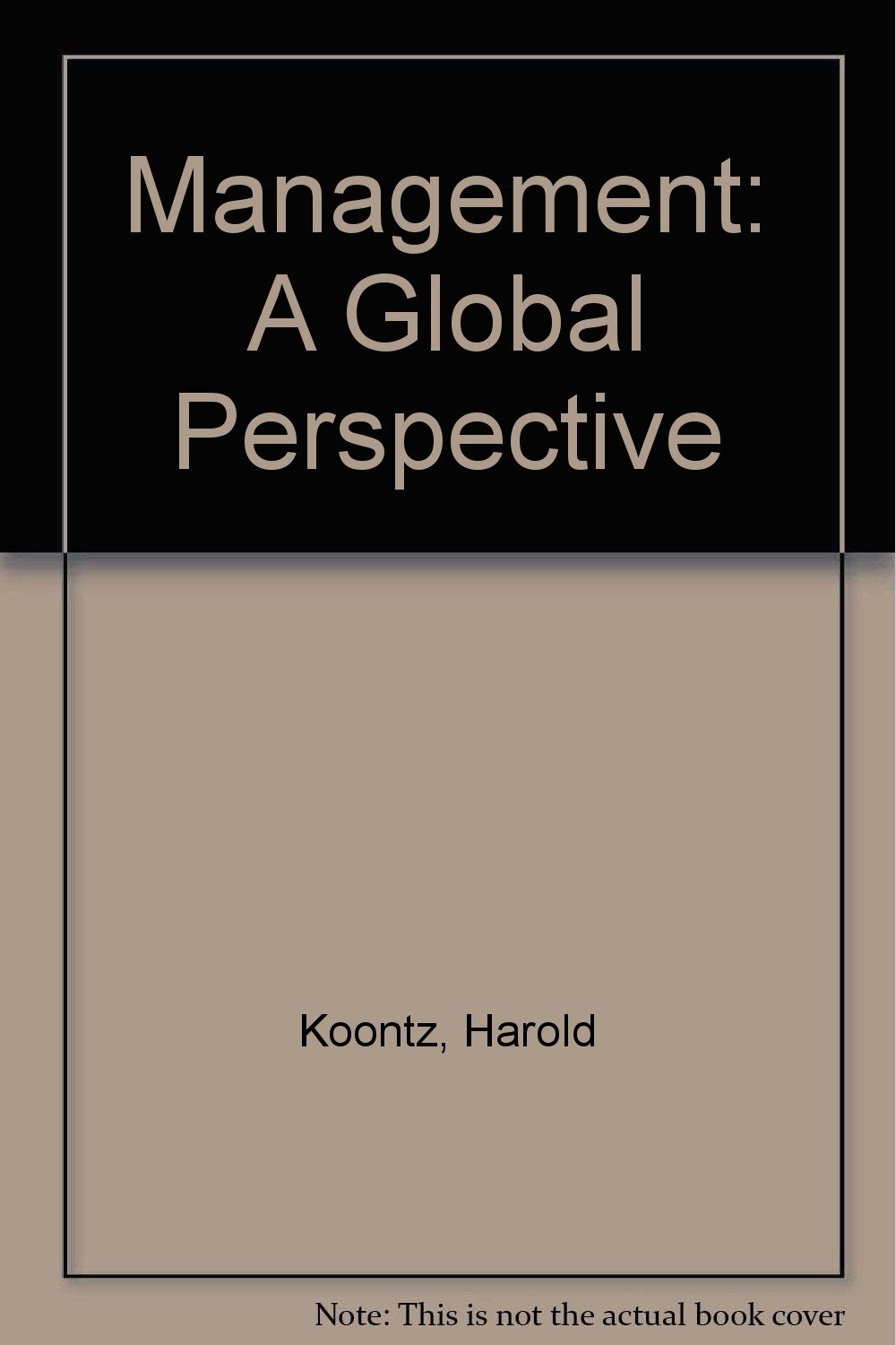 Buy Management: A Global Perspective Book Online at Low Prices in India ...