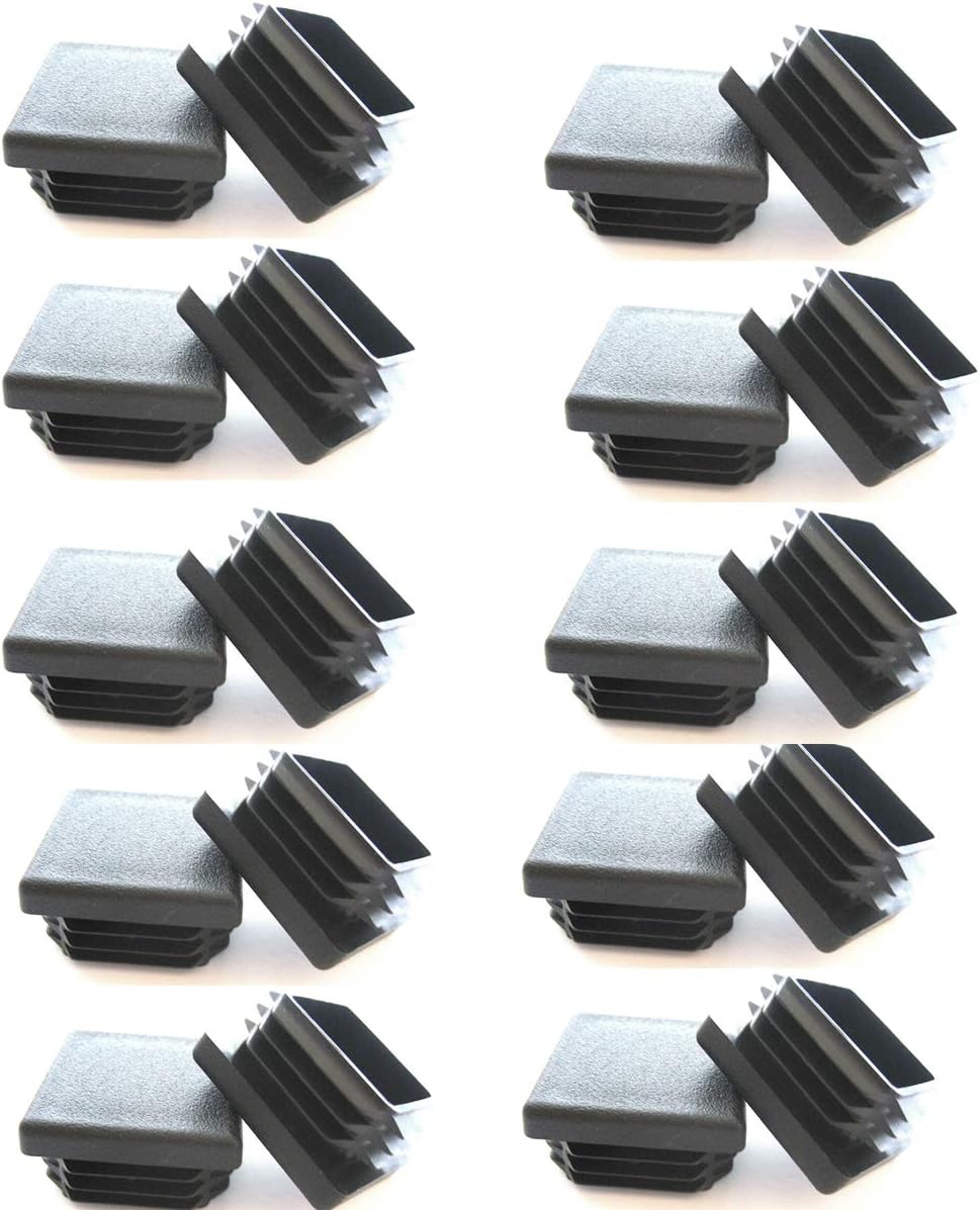 Amazon.com: 10 Pieces 2 inch Square Tubing Black Plastic Plug,2 Inch ...