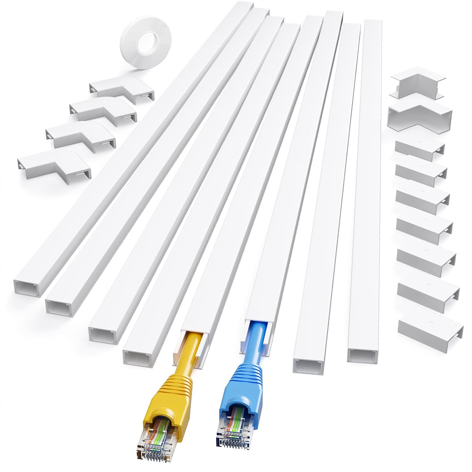 One-Cord Channel Cable Concealer - CMC-03 Mini Cover Cable Management ...