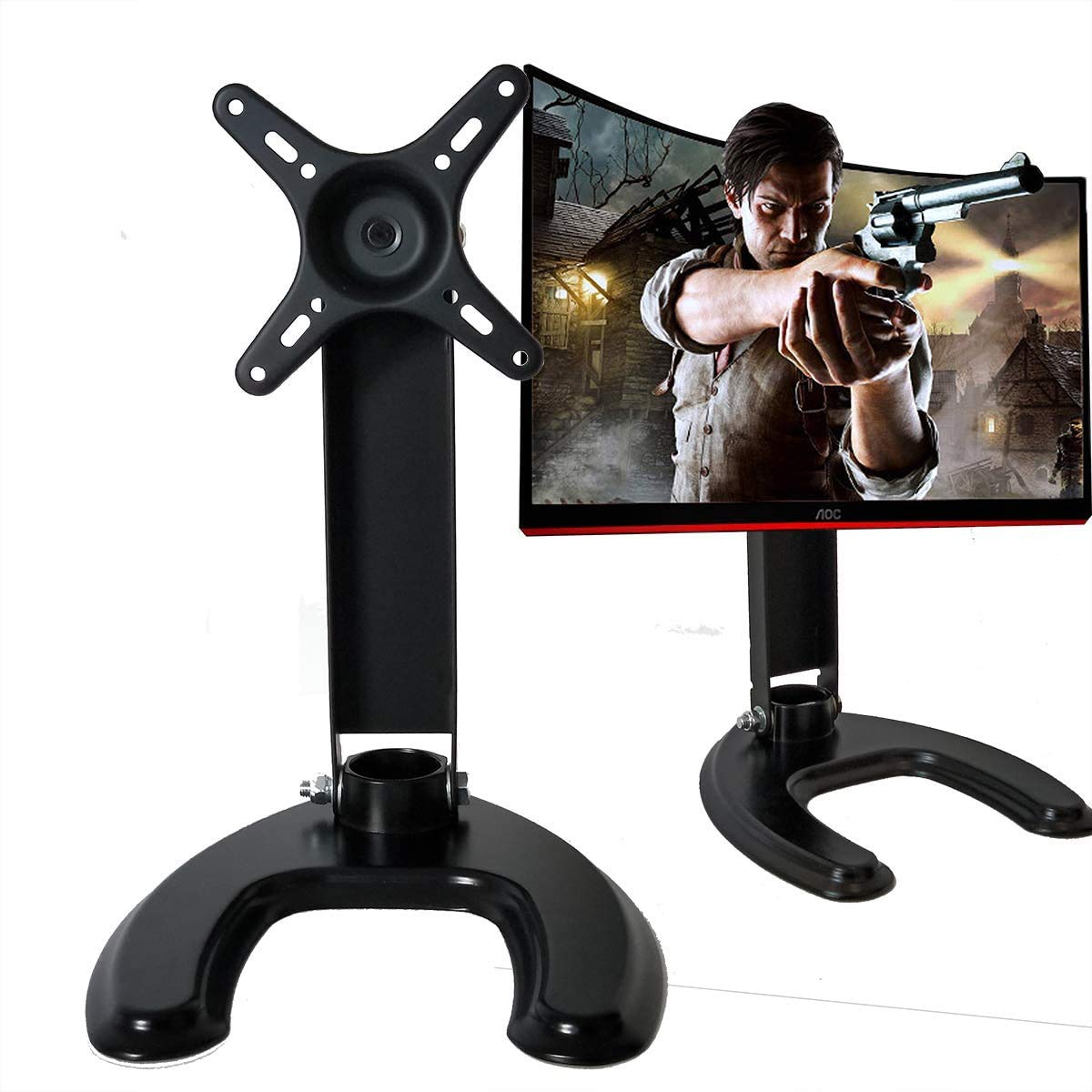 Gneric Computer Monitor Mount Stand - Single LCD TV Desk Mount With ...
