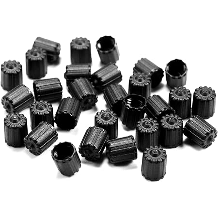Amazon.com: Dsycar 30 Pack Black TPMS Tire Valve Stem Caps, Plastic ...