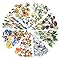 Amazon.com: 480Pcs Plants Scrapbooking Stickers, 8 Series Nature Theme ...