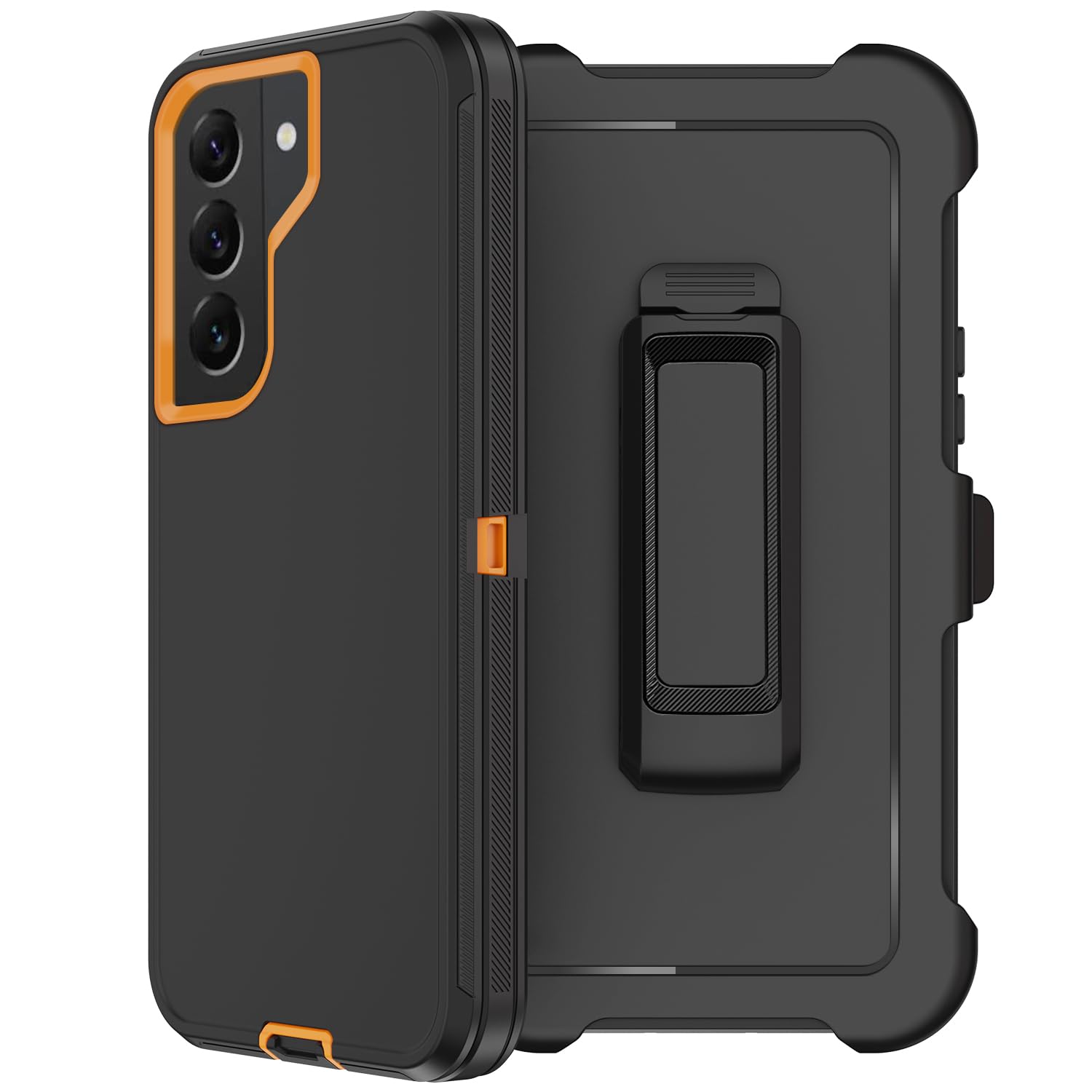 Amazon.com: for Samsung Galaxy S22 Plus Case with Belt Clip Holster, 2X Screen Protector ...