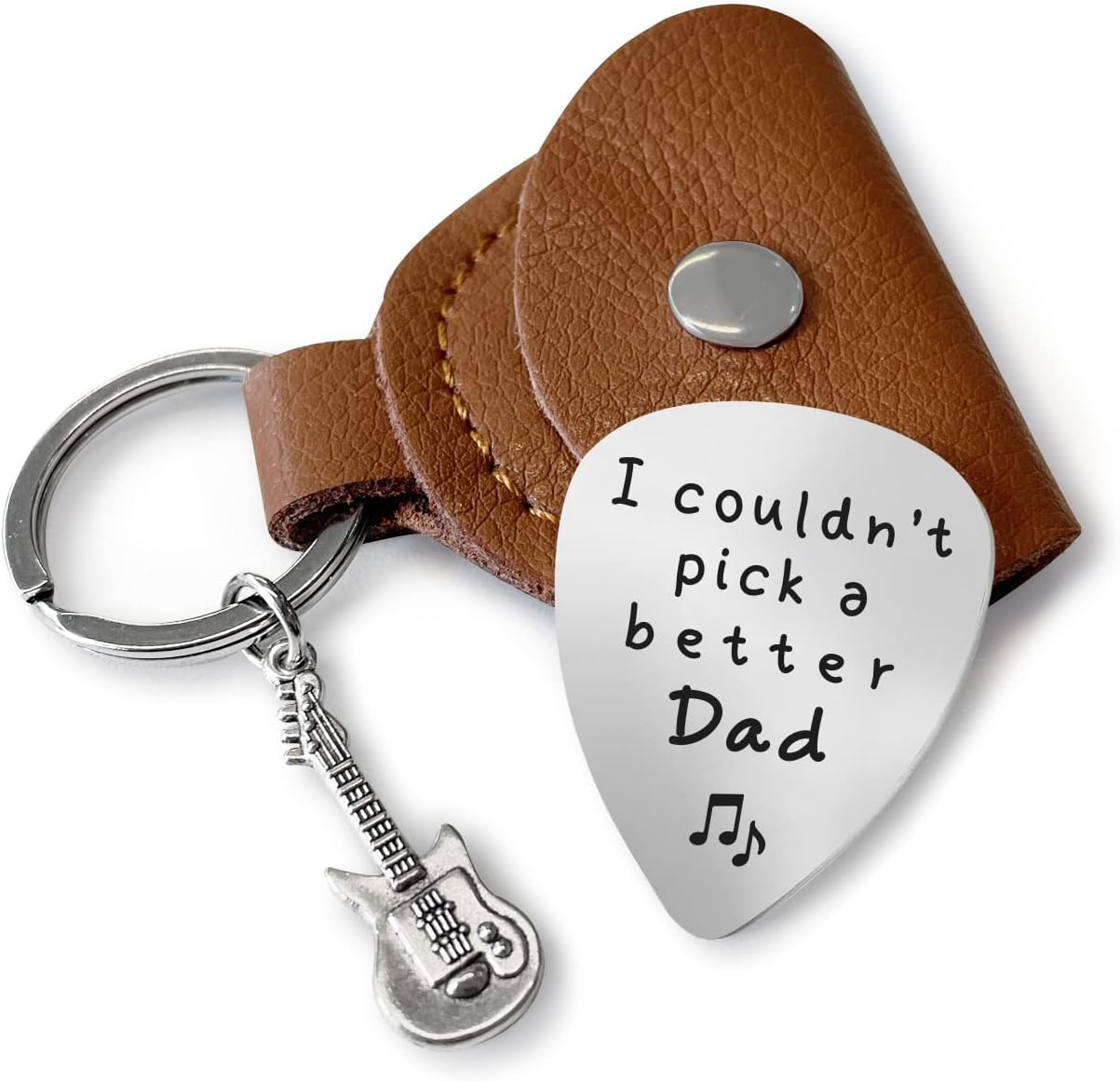 Amazon.com: I Couldn't Pick a Better Dad Mens Stainless Steel Guitar ...