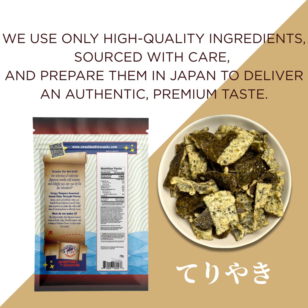 Snapklik.com : Japanese Tempura Seaweed Chips, Noriten Teriyaki Flavor ...