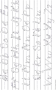Amazon.com : Alphabet Print Numbered Laminated Chart : Office Products