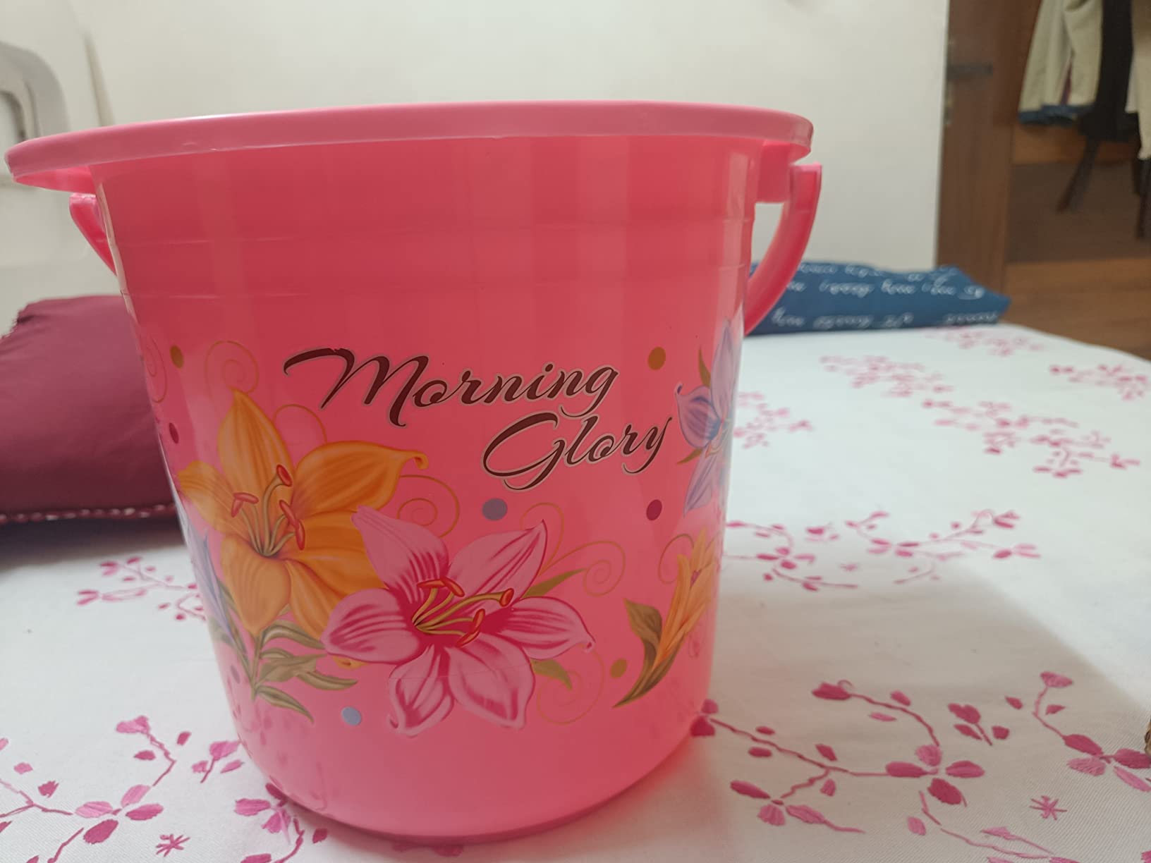 Kuber Industries Pack of 3 Bucket | Bathroom Bucket | Utility Bucket ...